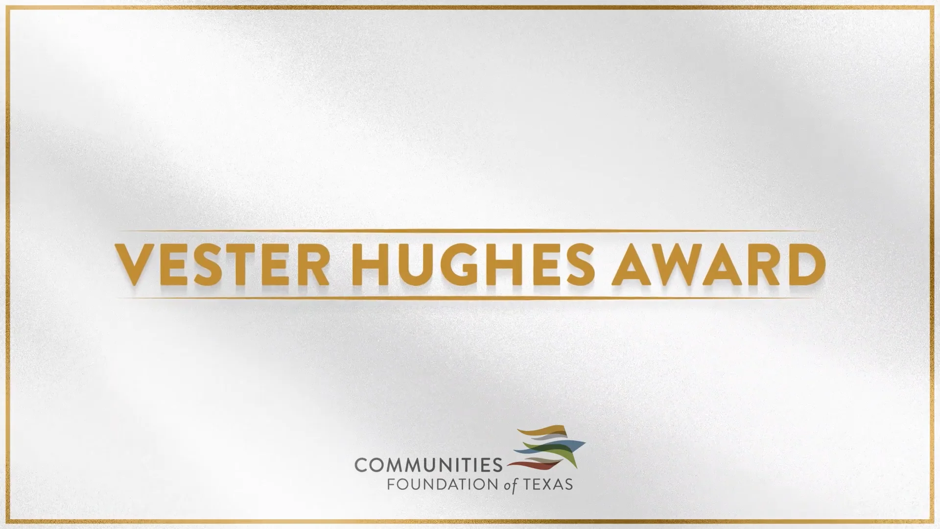 CFT's 2022 Vester Hughes Award - Honoring John Bergner