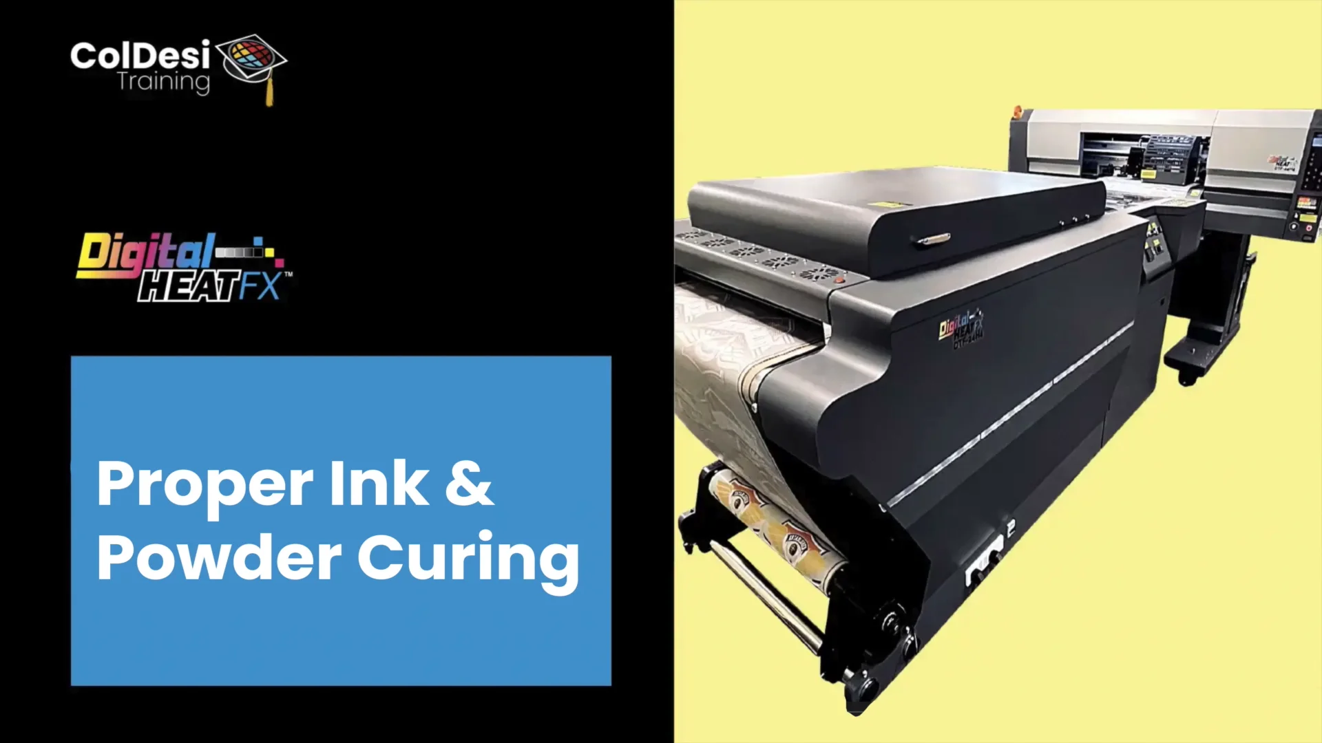 Proper Ink and Powder Curing