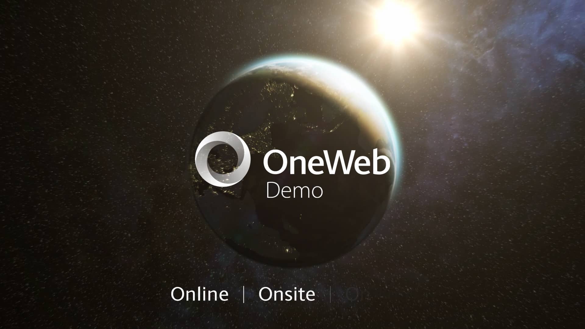 OneWeb Demo - March 2021 on Vimeo