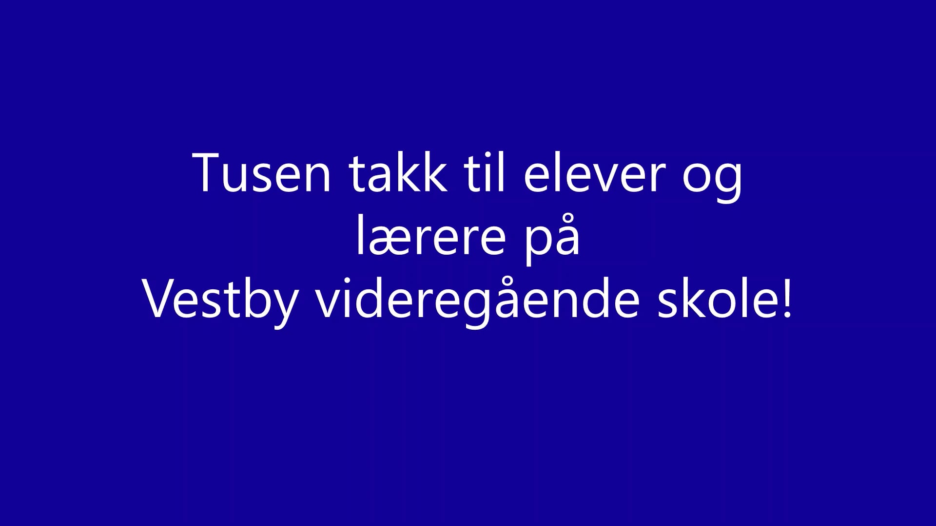 Vestby vgs 2021, 2022 on Vimeo