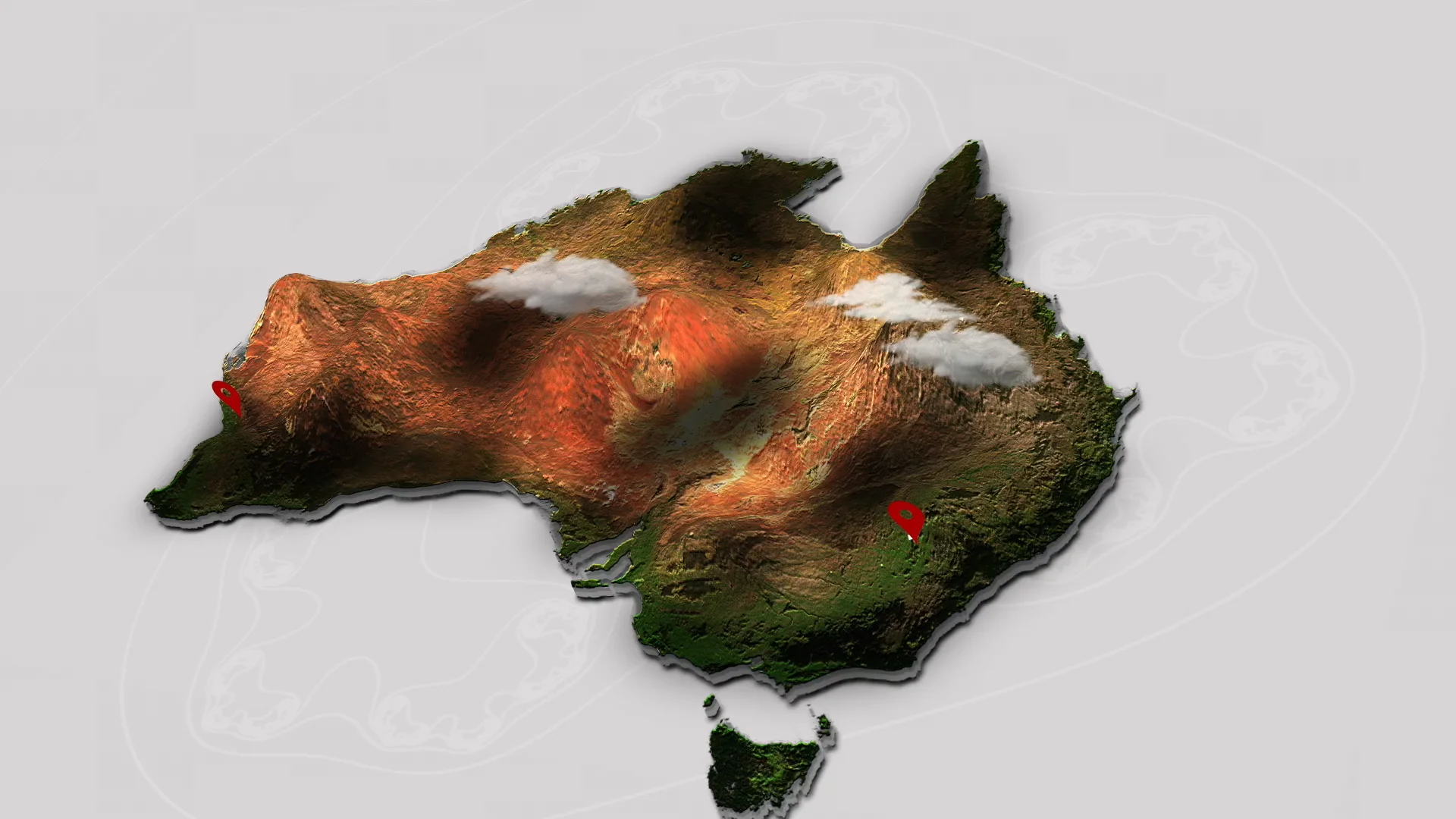 3D map animation on Vimeo