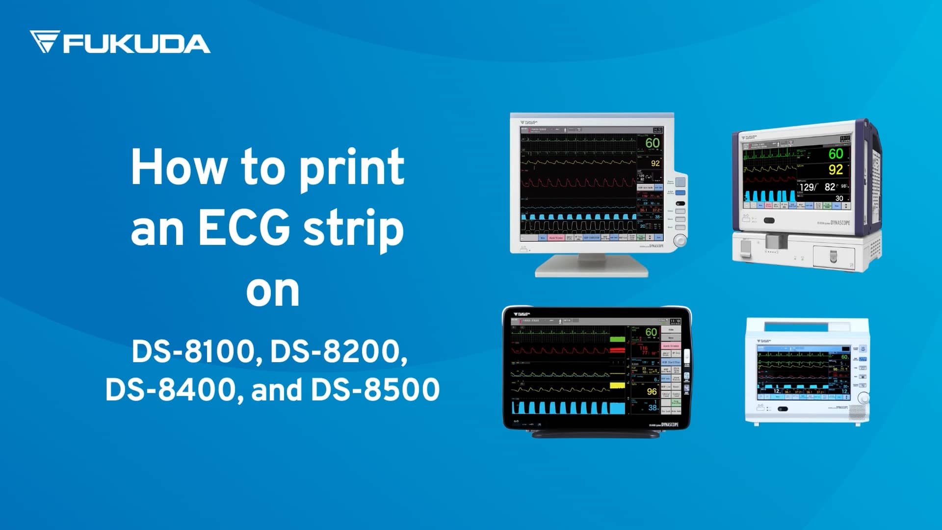 How to print an ECG strip on DS-8100, DS-8200, DS-8400, and DS-8500 on ...