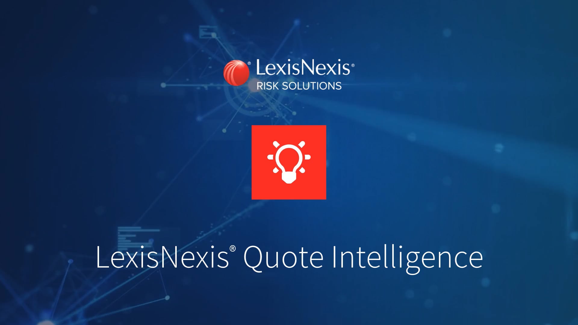 LexisNexis Quote Intelligence on Vimeo