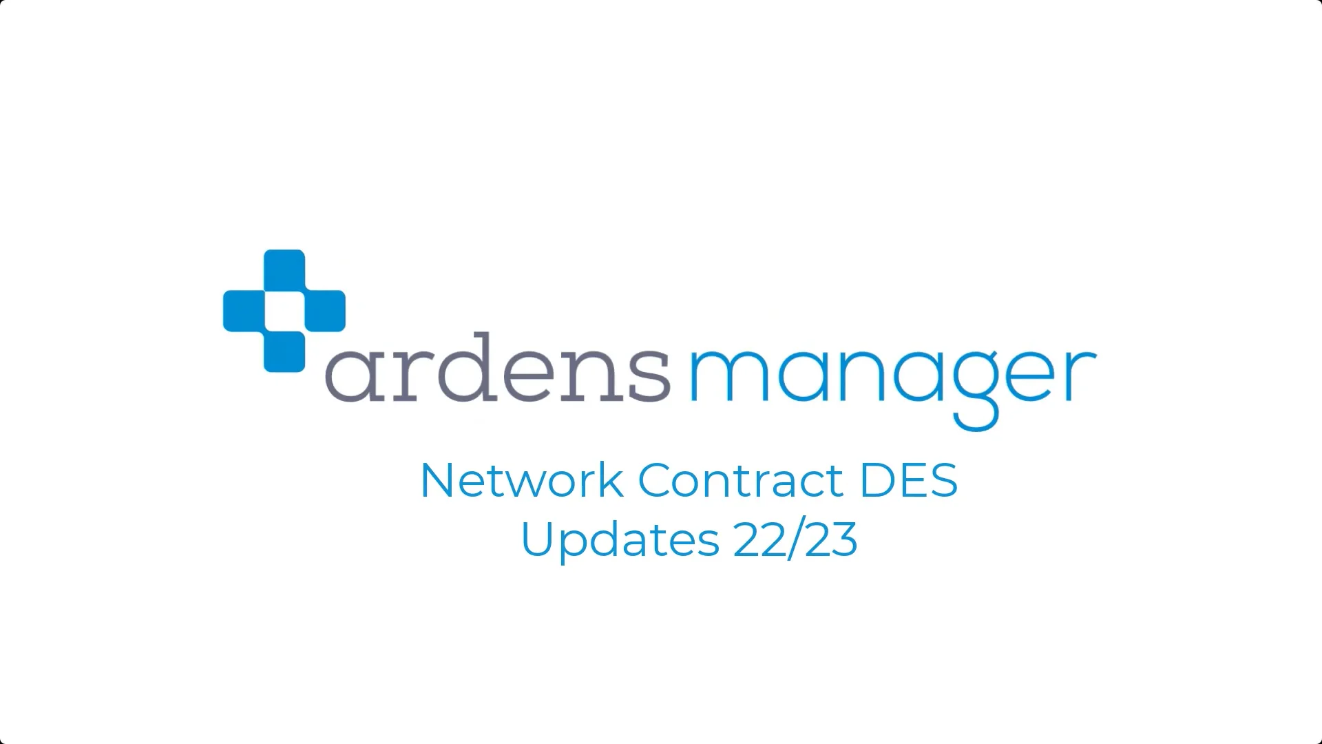 Network Contract DES 22-23 Overview