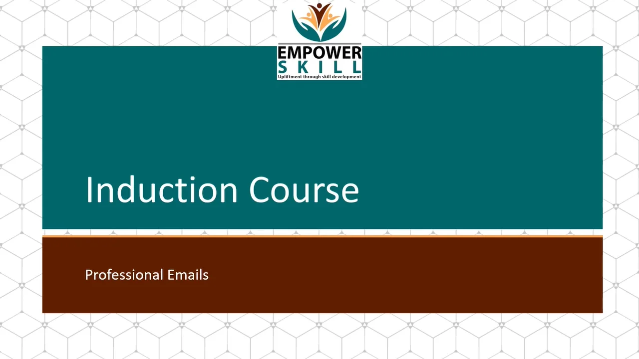 V.EMAIL.2022 Professional e-mail drafting training video on Vimeo