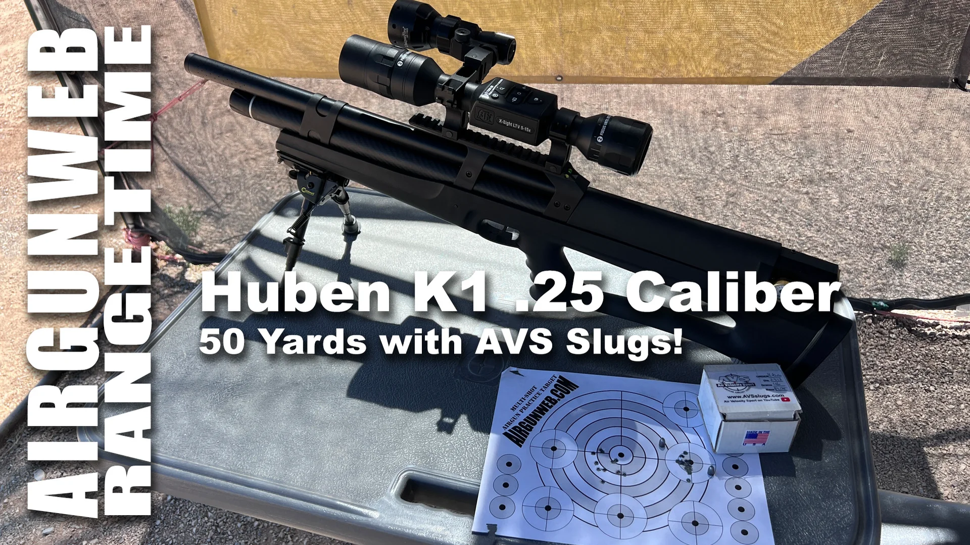 Modern Airgunner - AIRGUN RANGE TIME - Huben K1 .25 Caliber Semi ...