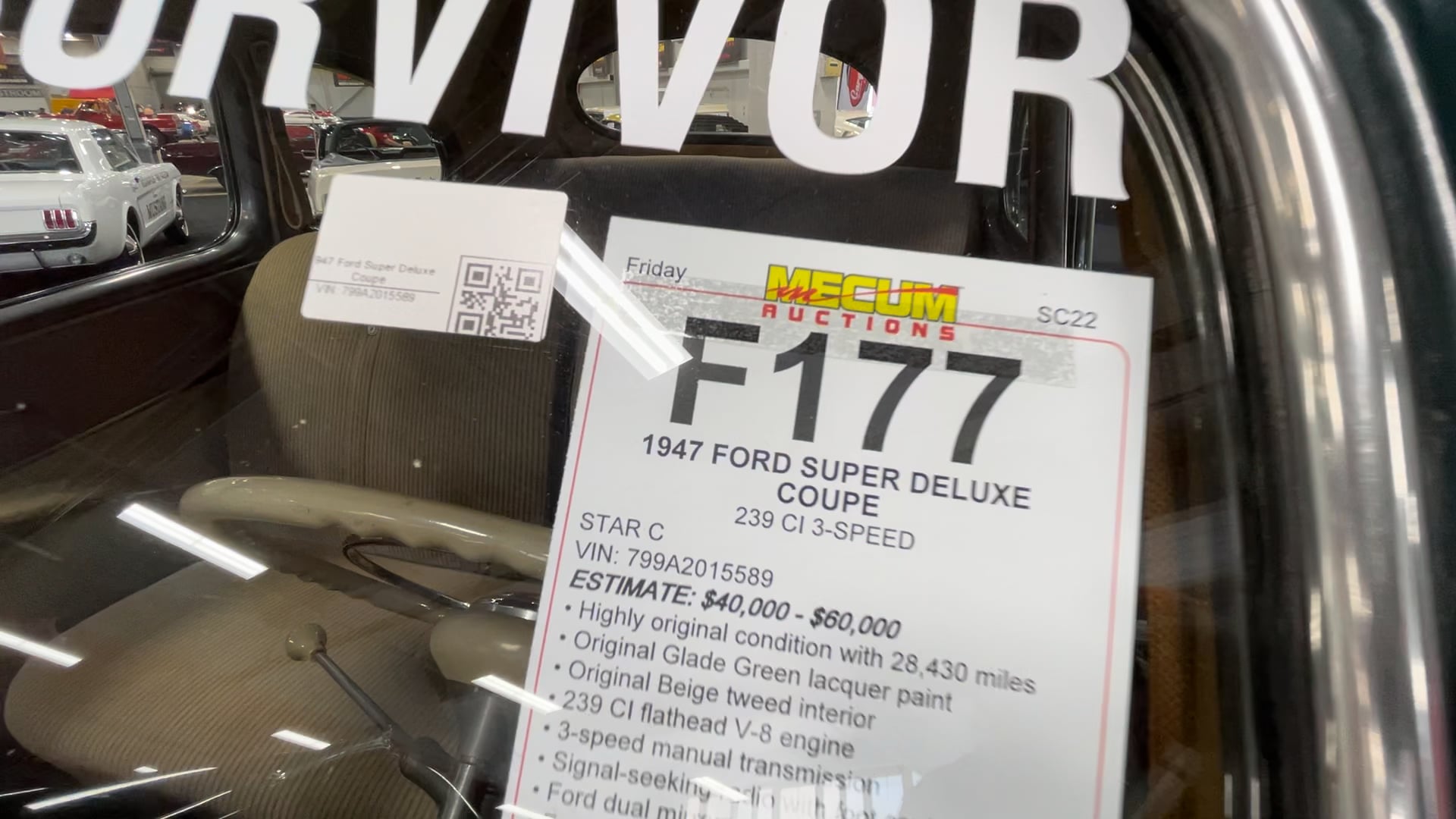 1947 Ford Super Deluxe Coupe | F177 | Indy 2022