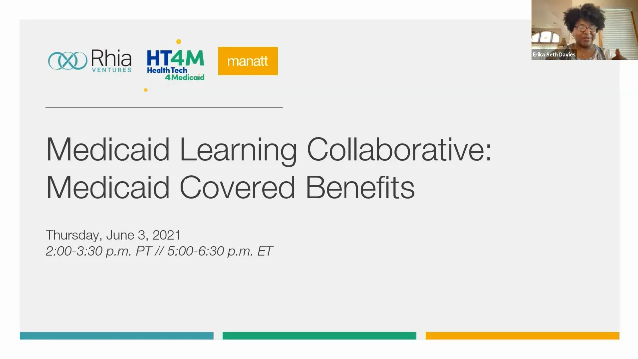 Medicaid Learning Collab - Medicaid Covered Benefits (2) on Vimeo