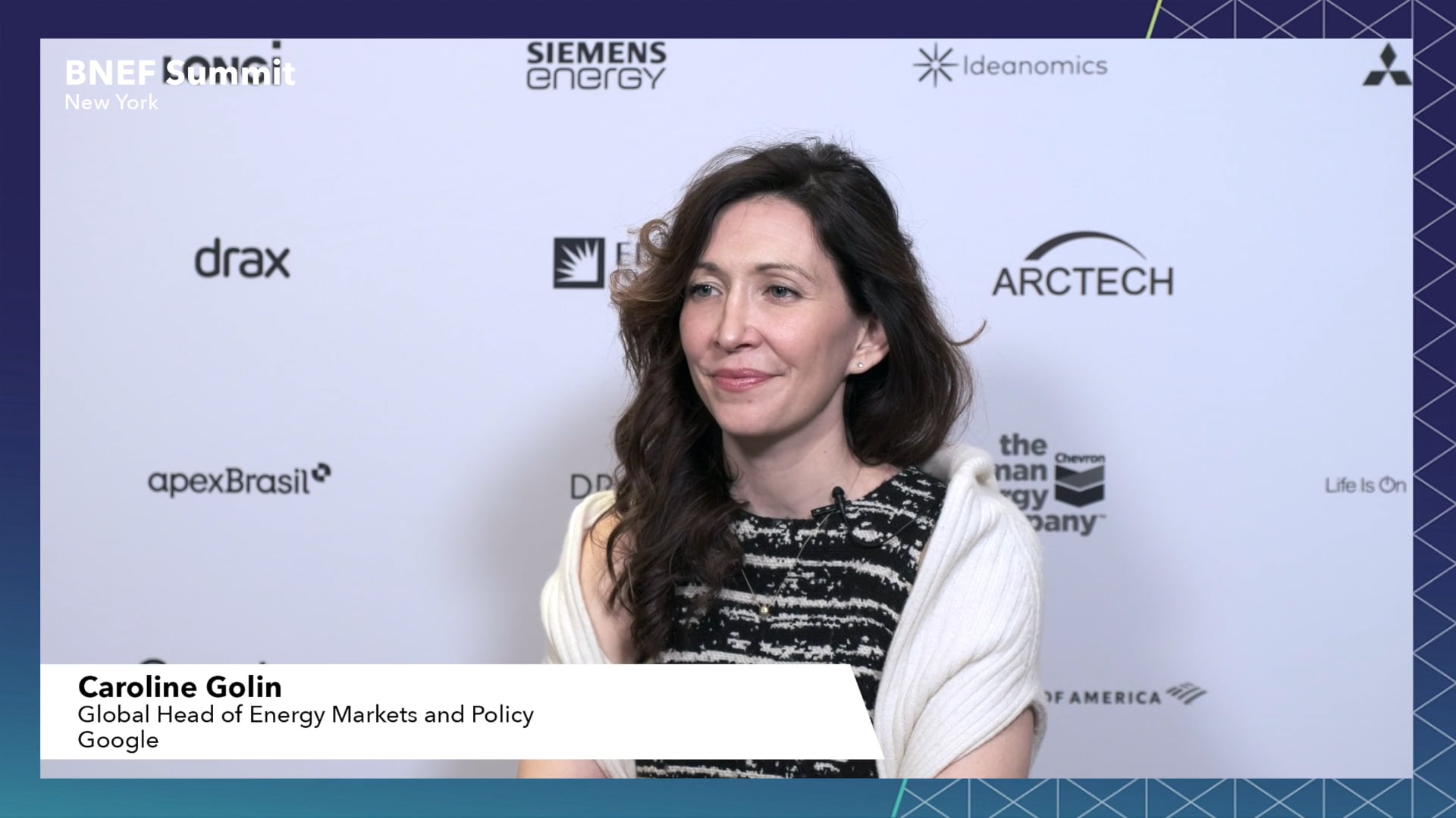 BNEF Summit New York 2022 Interview: Caroline Golin, Google on Vimeo