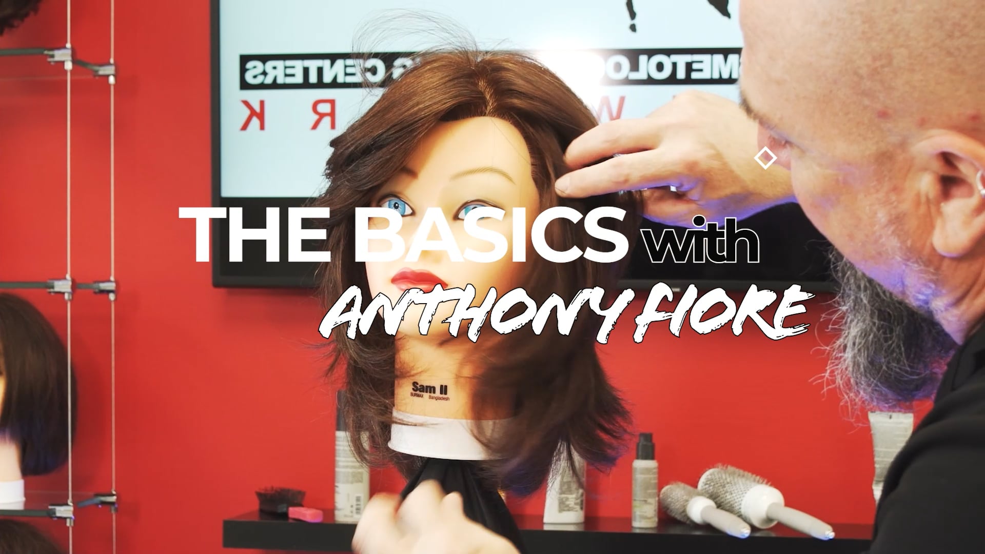 Capri Basics | One Length Diagonal Forward (A-Line Bob) Haircut on Vimeo