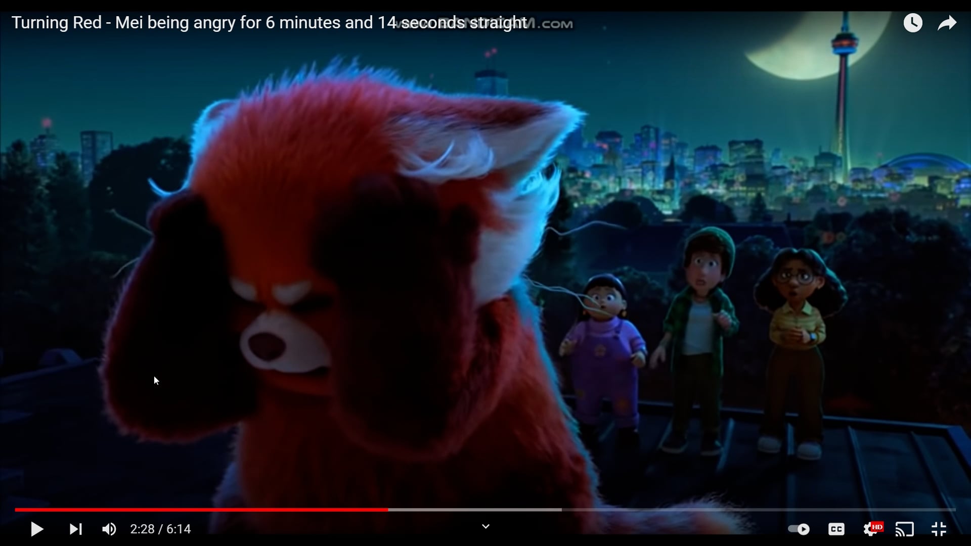 (25) Turning Red - Mei being angry for 6 minutes and 14 seconds ...