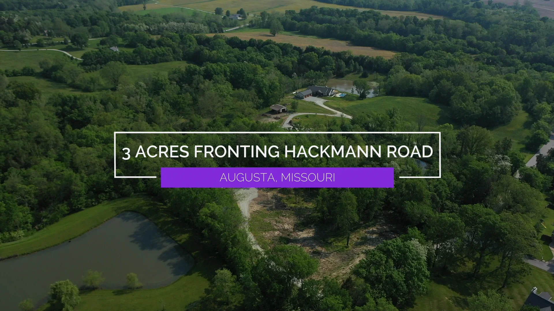 3 Acres FOR SALE Hackmann Road, Augusta, MO 63332 on Vimeo