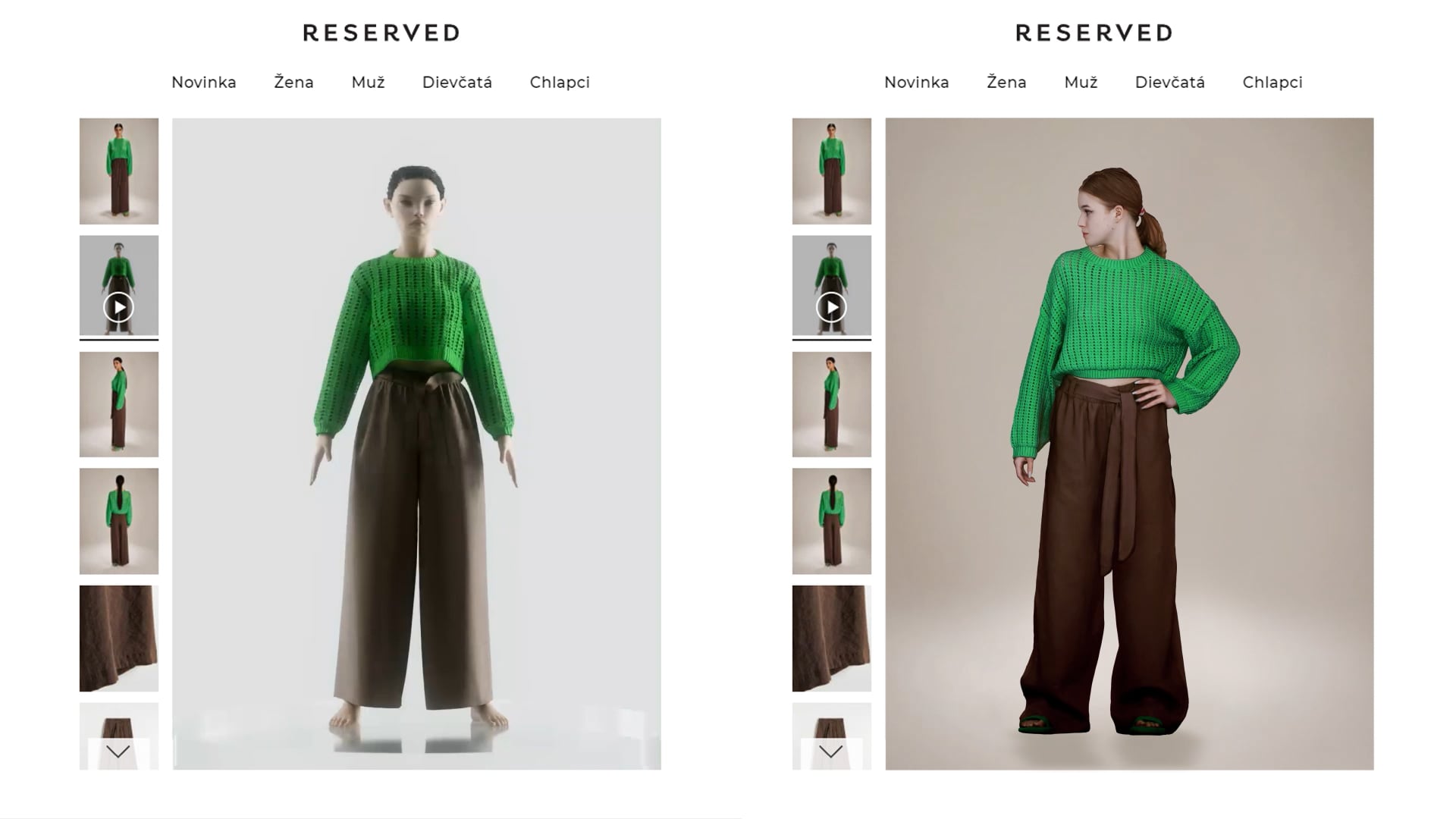 3D pose comparison on Vimeo
