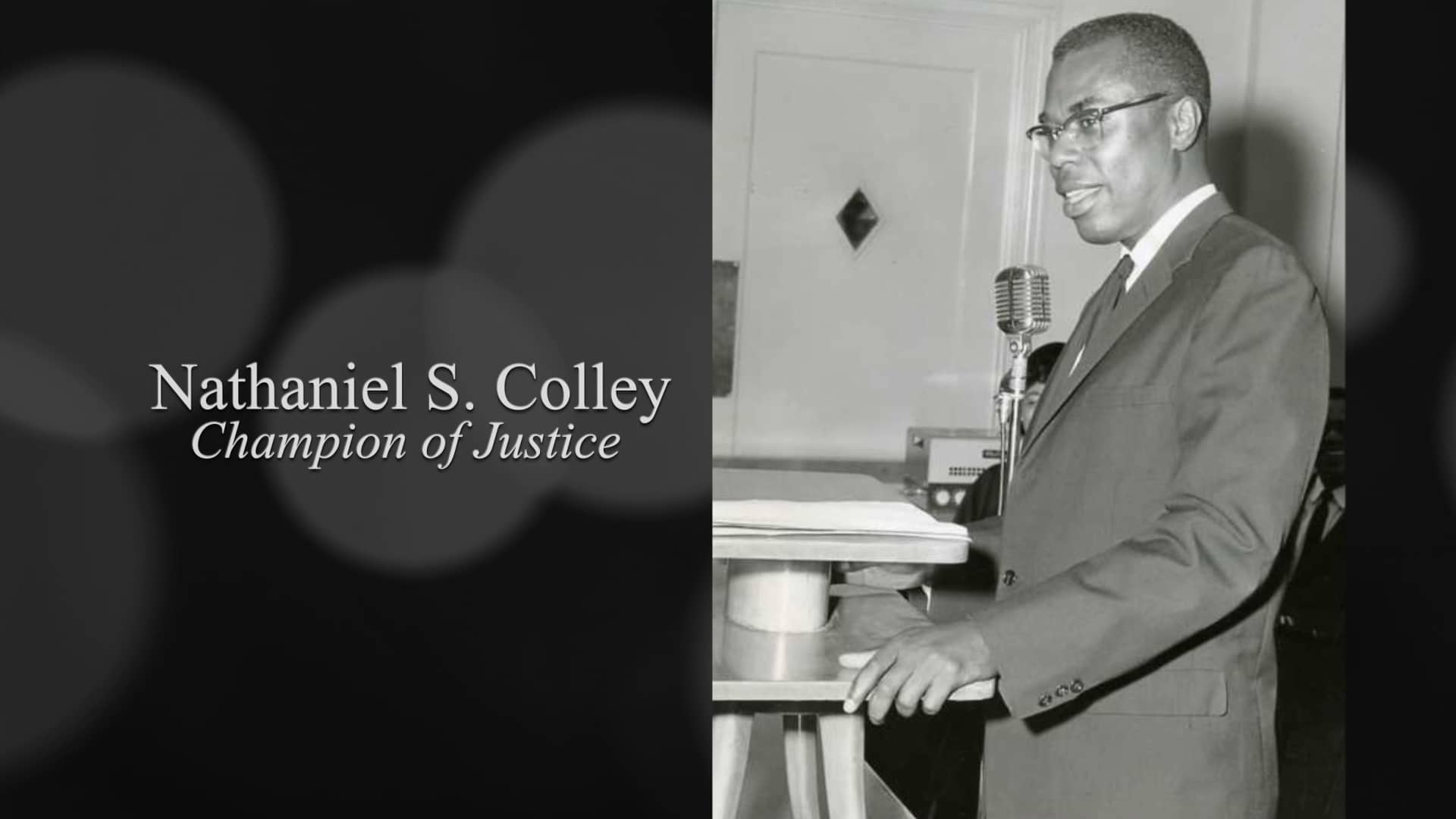 Nathaniel Colley Sr. - Champion of Justice 2021 on Vimeo