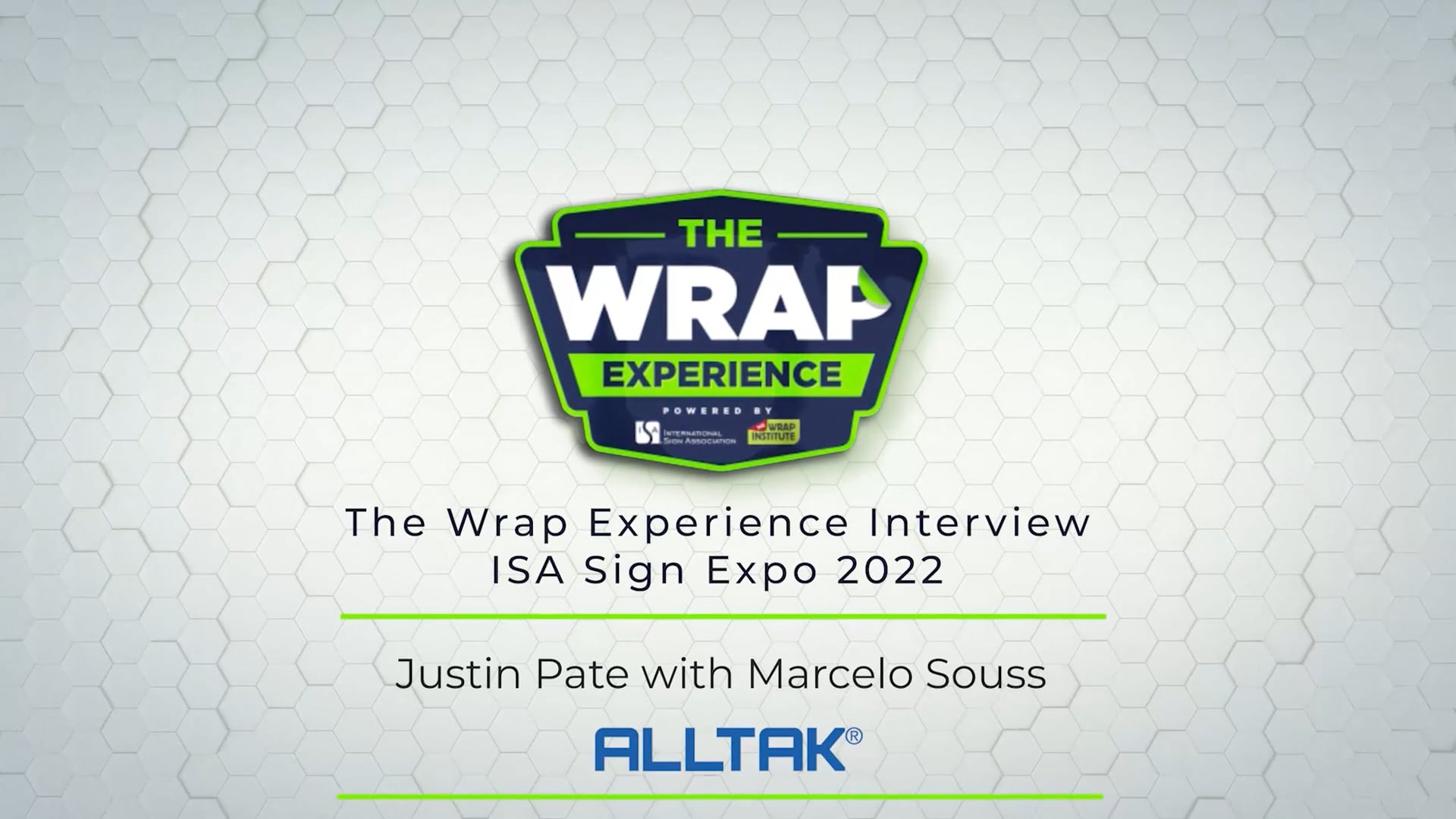TWI Events: The Wrap Experience Interview: Justin Pate with Marcelo Souss from Alltak — The Wrap ...