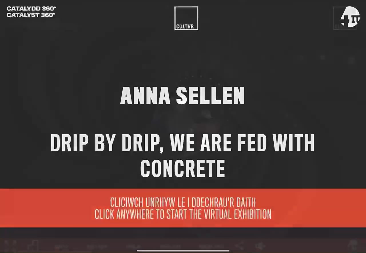 CULTVR Lab Digital Exhibition 'Drip by drip, we are fed with concrete ...