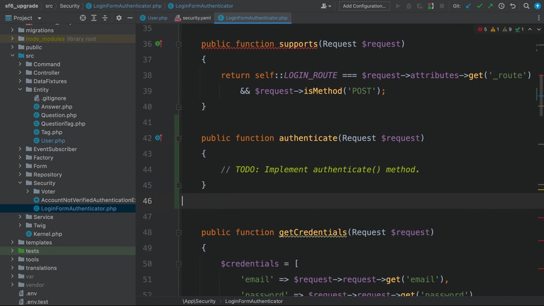 Security Upgrades > Upgrading & What's New in Symfony 6! | SymfonyCasts