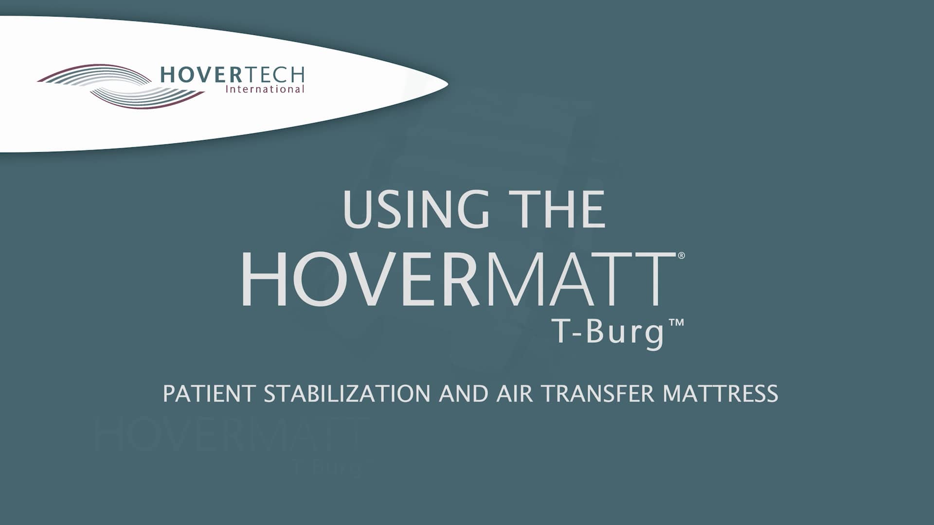 HoverMatt T‑Burg Trendelenburg Patient Stabilization & Air Mattress ...