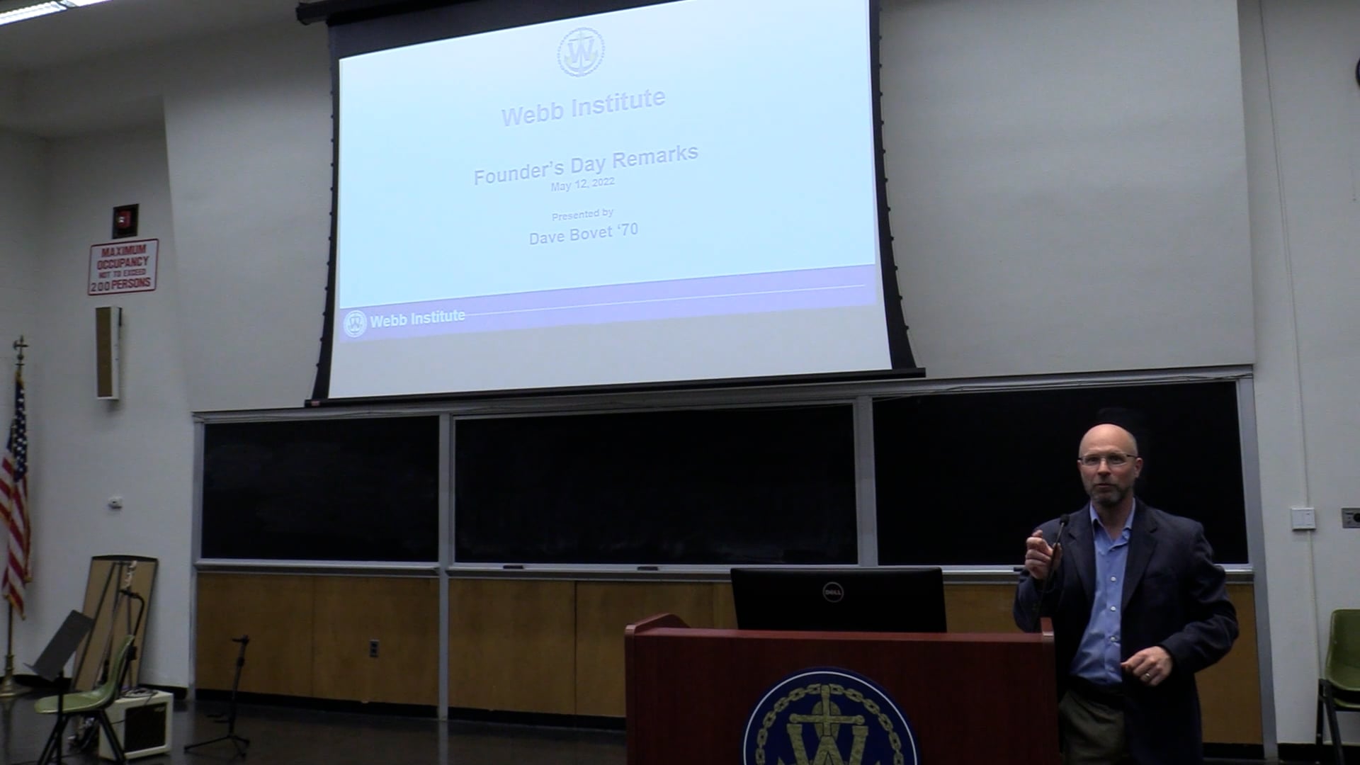 Founder's Day Presentation 2022 - David Bovet '70 on Vimeo