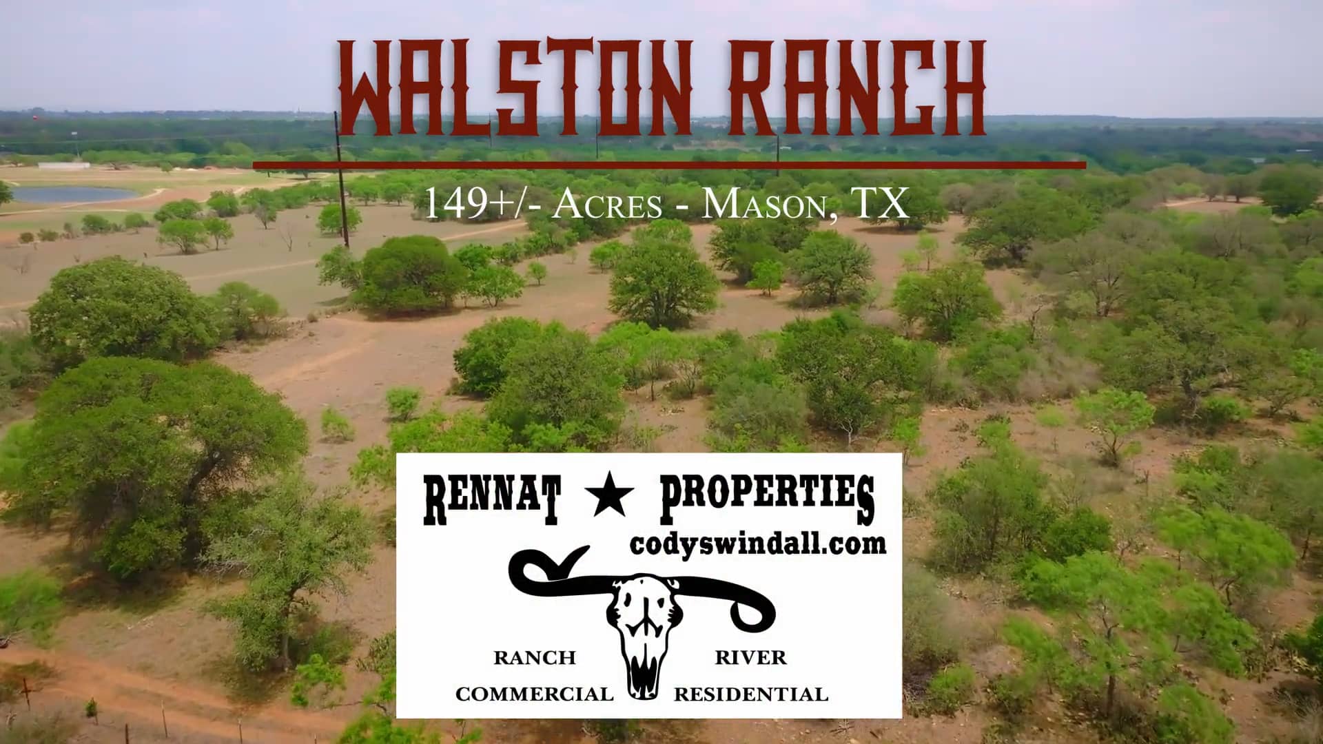 Walston Ranch - 149acres - Mason TX on Vimeo