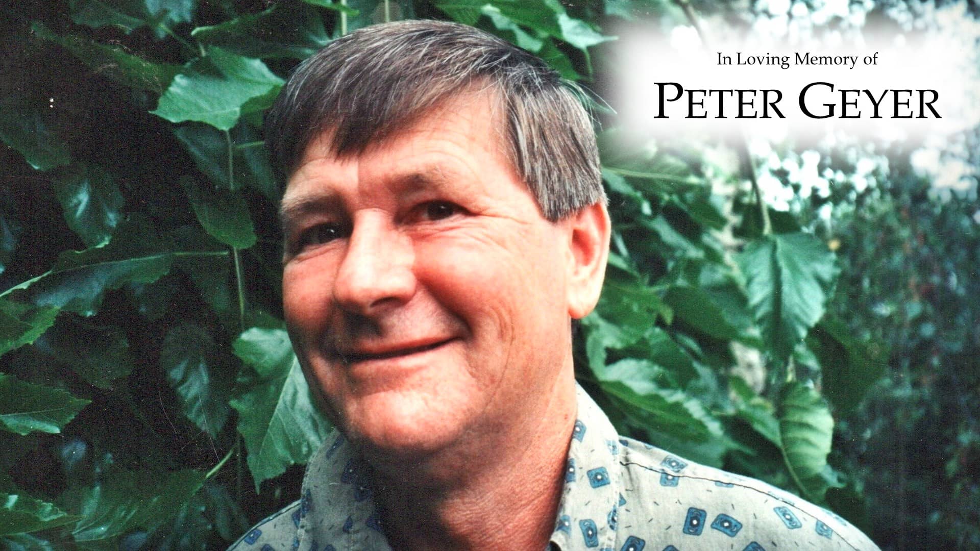 Peter Geyer- Funeral Service- For Upload on Vimeo