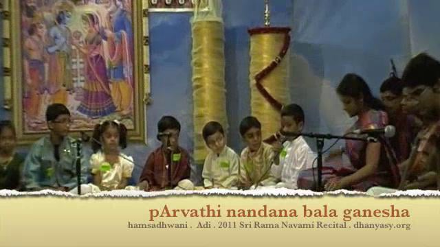 parvathi nandana bala ganesha, 09Apr11