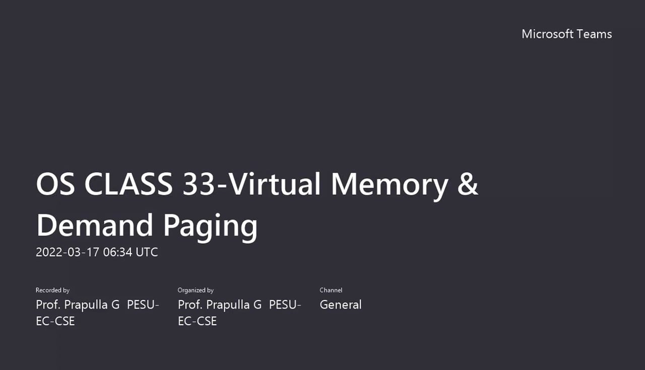 UE20CS254_20220319_CLASS32_33_PG on Vimeo