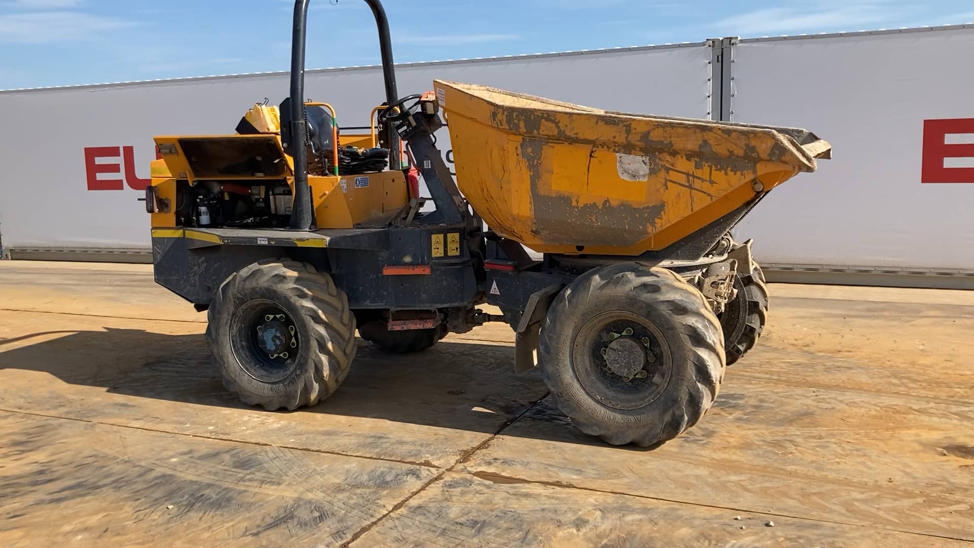 Terex TA6S 6 Ton Swivel Skip Dumper on Vimeo