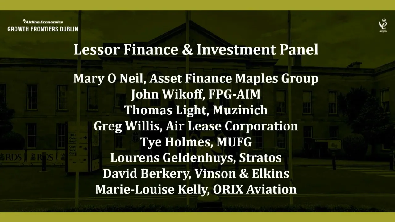 14 Lessor Finance & Investment Panel on Vimeo