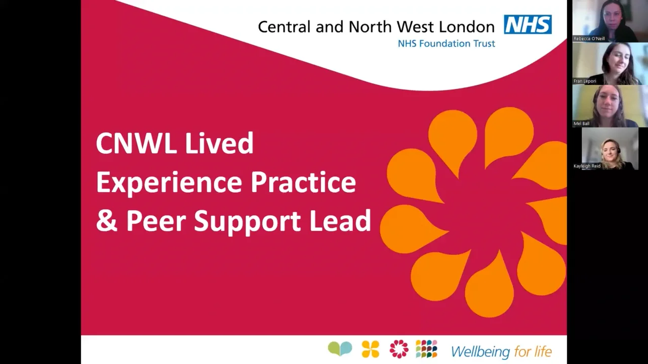 CNWL Peer Support Lead Presentation on Vimeo