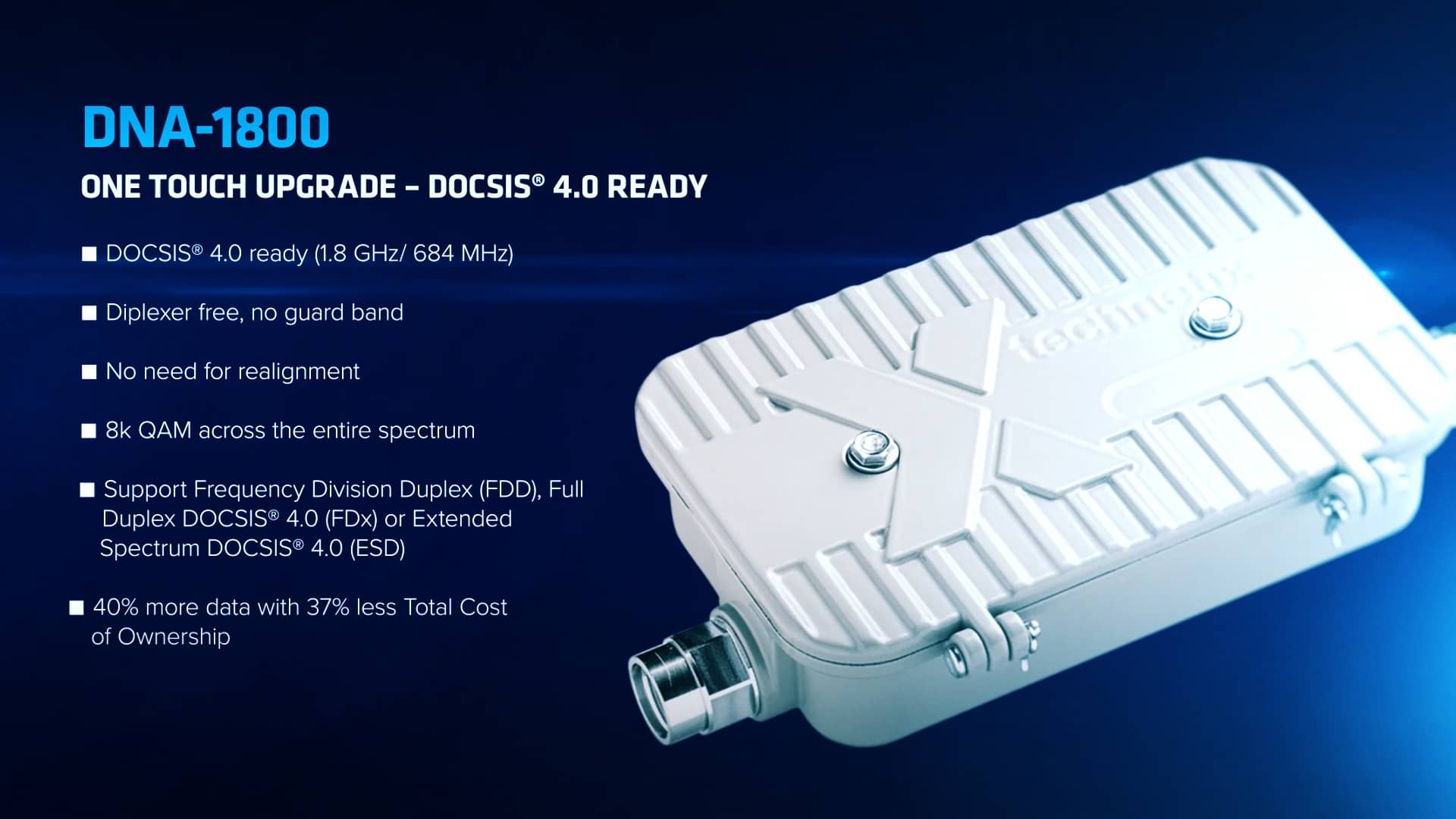 Technetix: Your partner toward DOCSIS 4.0 on Vimeo