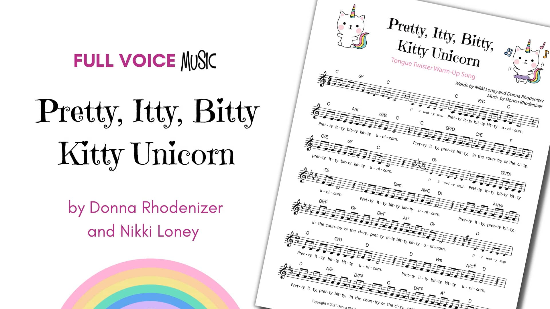 Pretty, Itty, Bitty Kitty Unicorn by Donna Rhodenizer and Nikki Loney on Vimeo