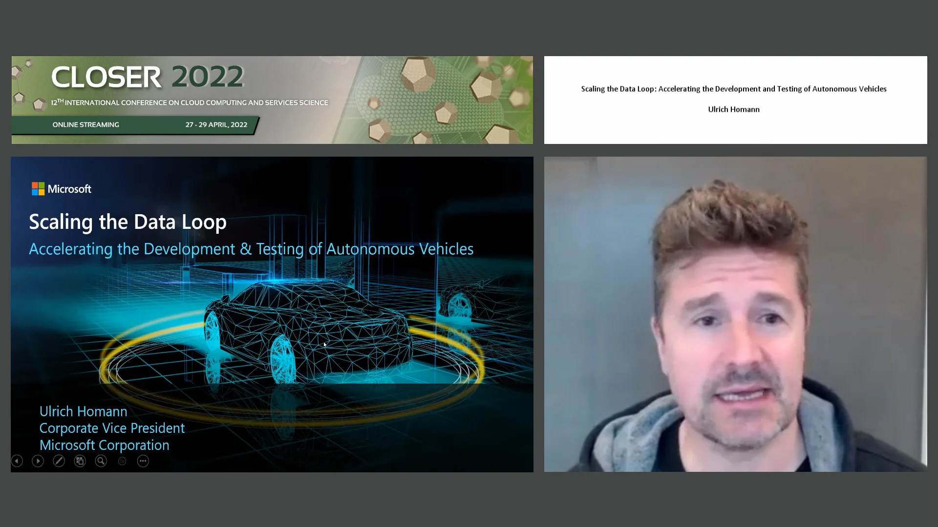 "Scaling the Data Loop: Accelerating the Development and Testing of ...