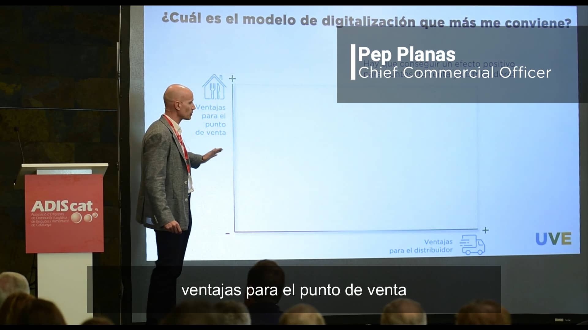 Pep Planas, Director Comercial de UVE Solutions, en la Convención ...