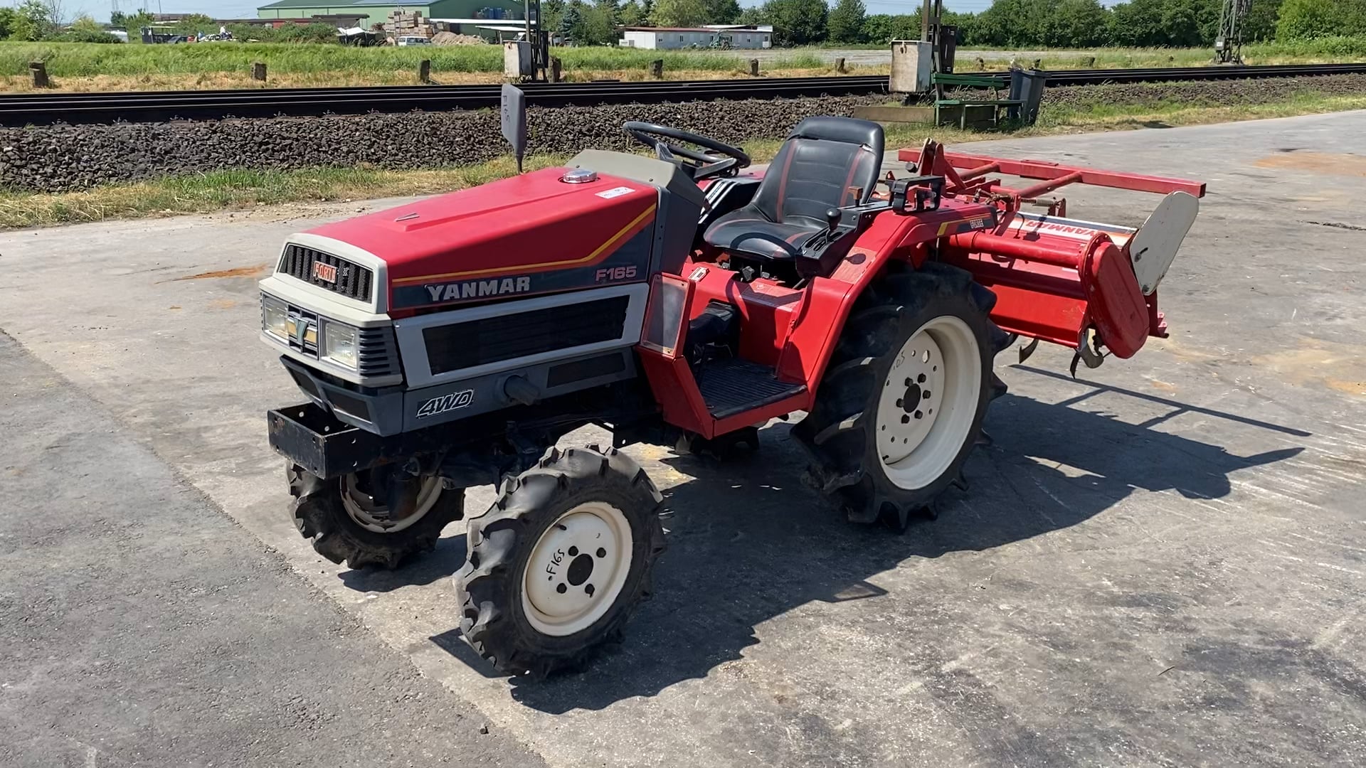 Yanmar F165 4WD Compact Tractor on Vimeo