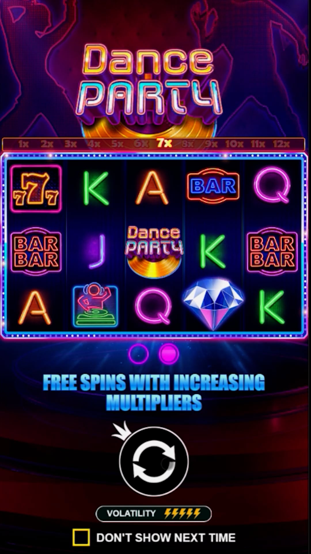Dance Party Slot by Pragmatic Play (Mobile View) on Vimeo