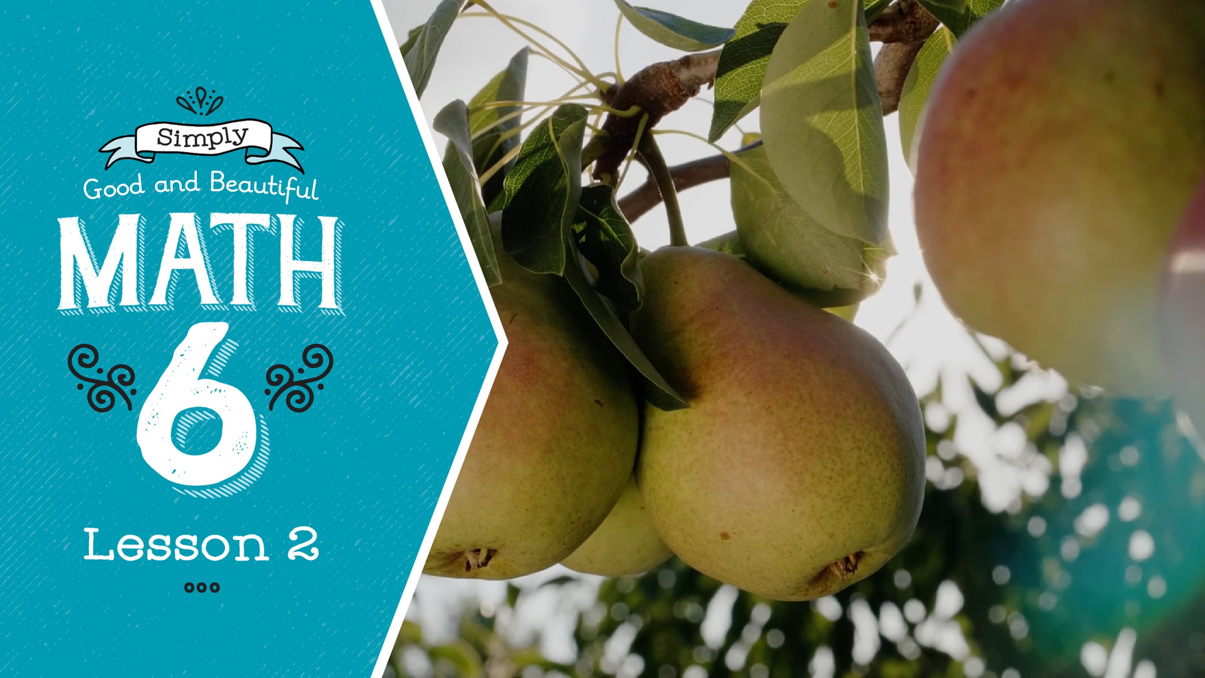 Lesson 2 | Simply Good and Beautiful Math 6