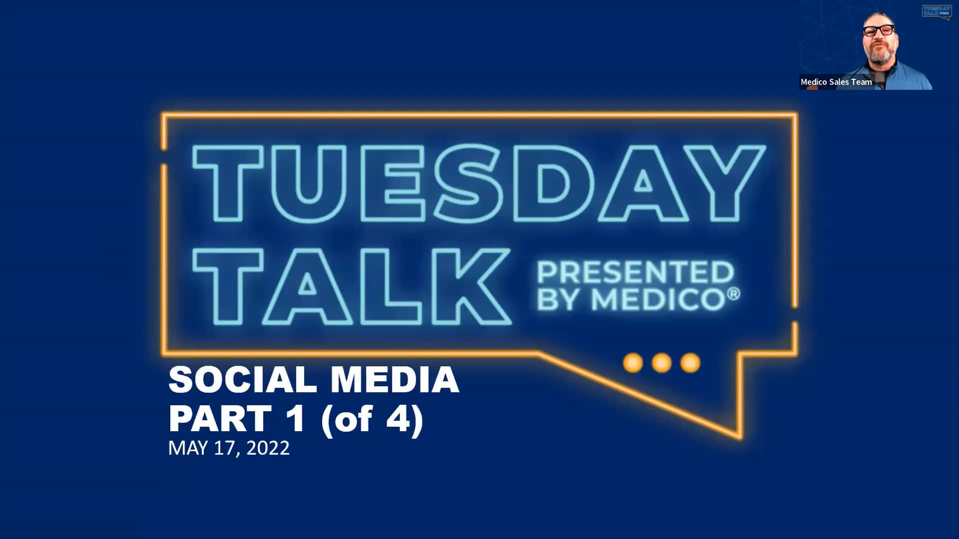 Tuesday Talk: Social media, Part 1 of 4 on Vimeo