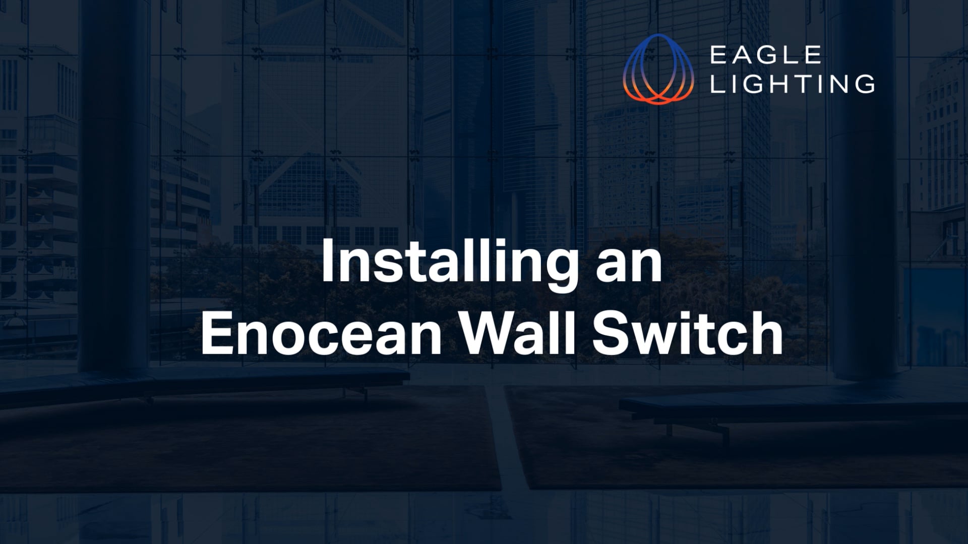Installing an Enocean wall switch on Vimeo