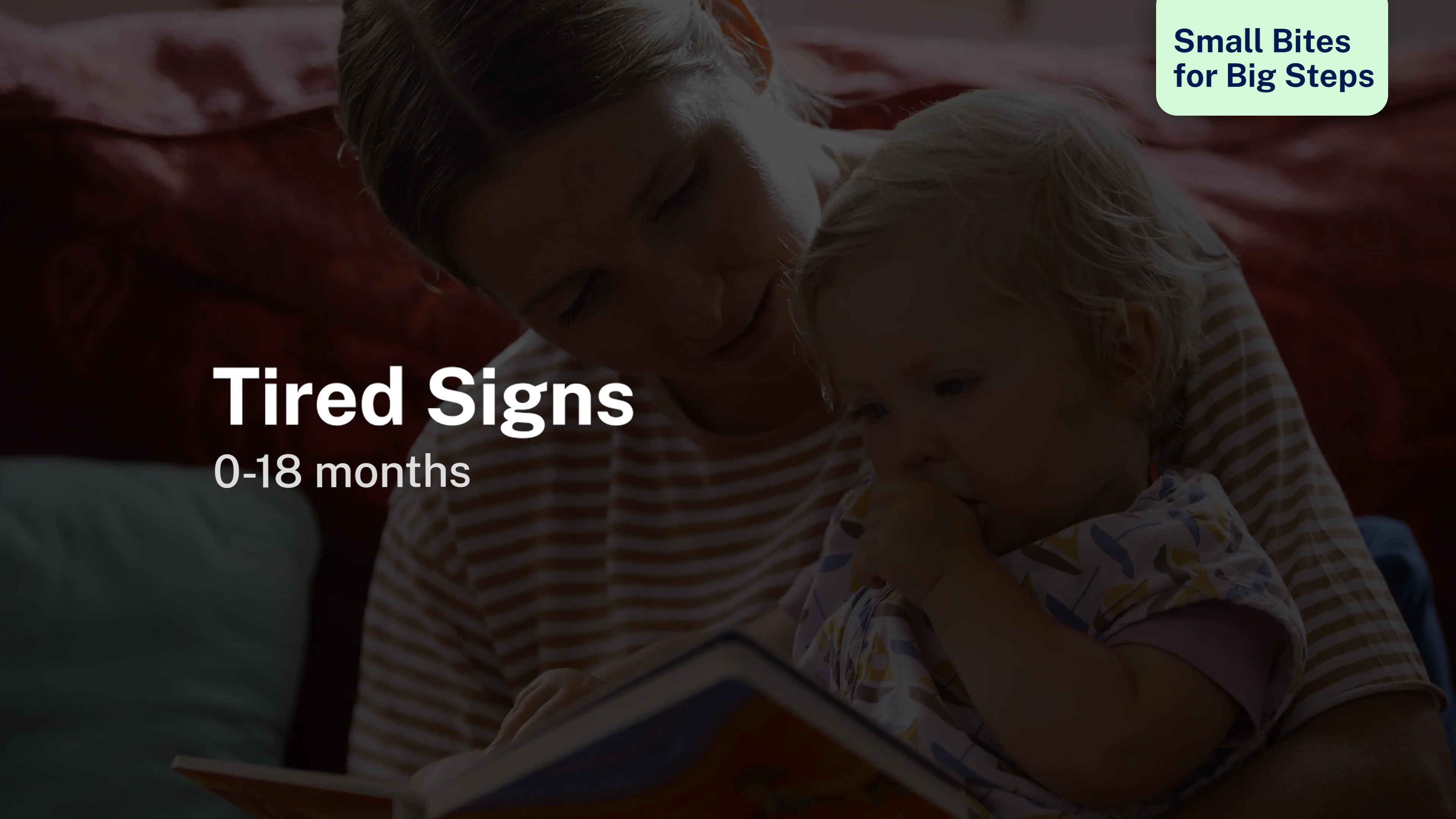 Tired Signs | Small Bites for Big Steps on Vimeo