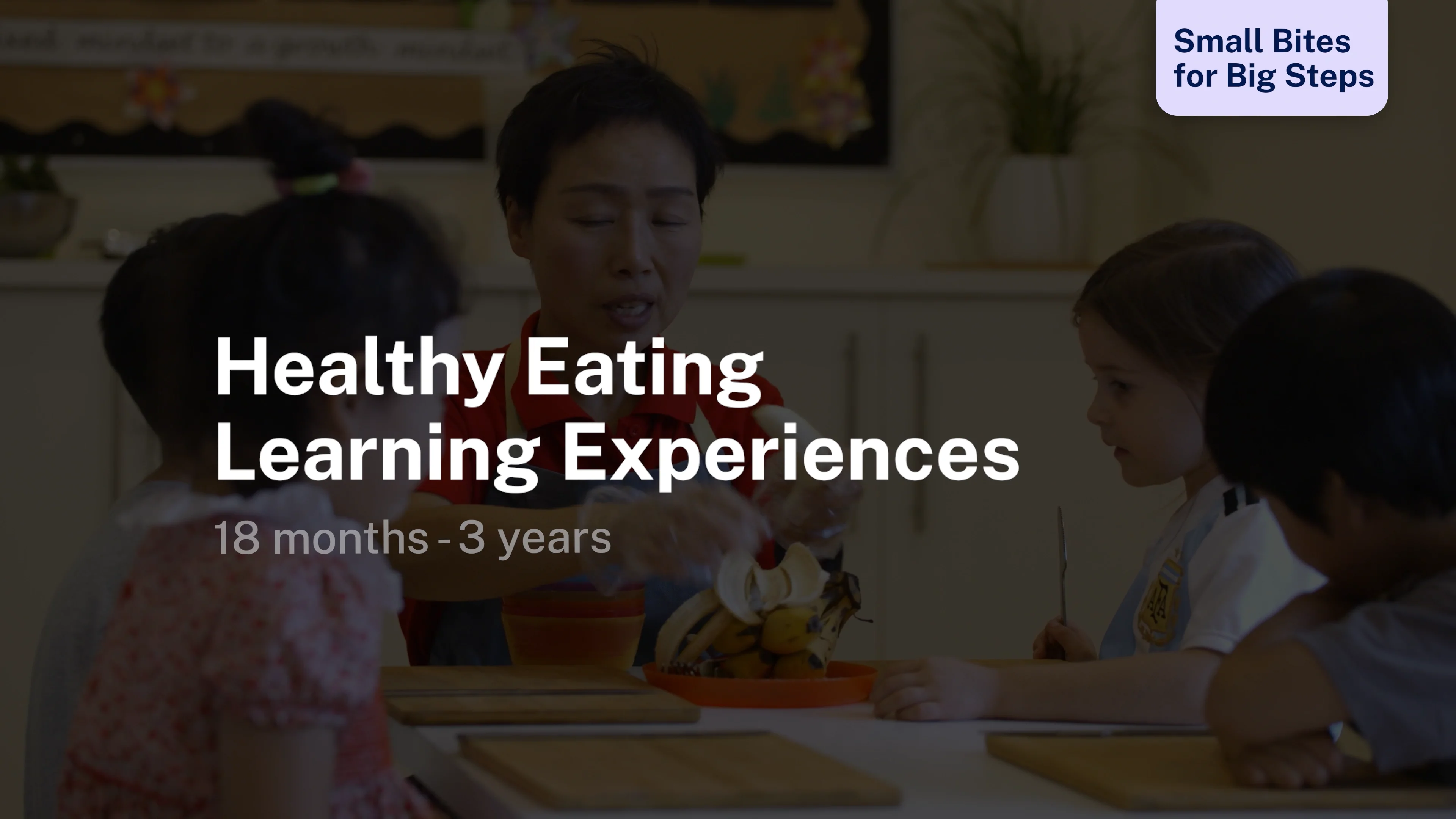 Healthy Eating Learning Experiences | Small Bites for Big Steps on Vimeo