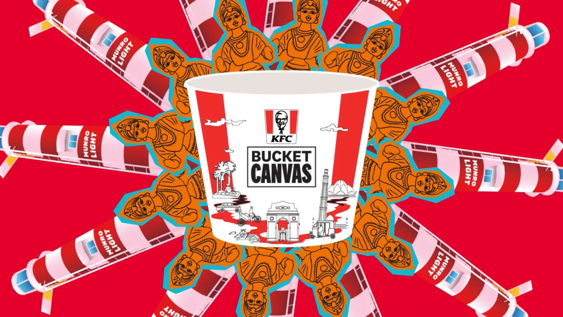 KFC - Bucket Canvas - Social Media Animation