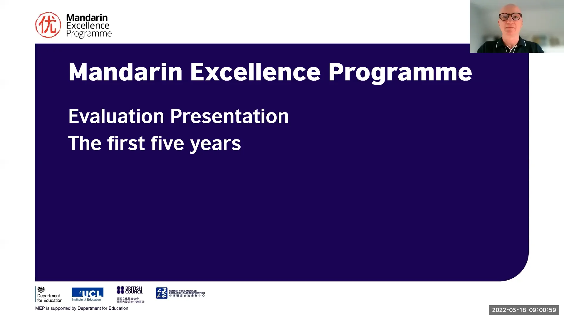 Mandarin Excellence Programme evaluation results webinar