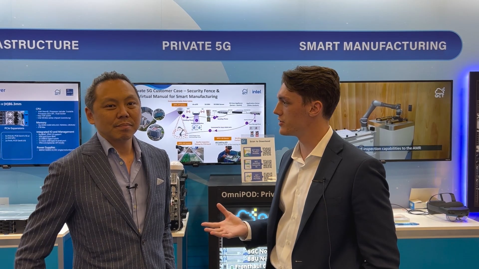 QCT OmniPOD Enterprise 5G solution at Big 5G Event 2022 | Intel ...