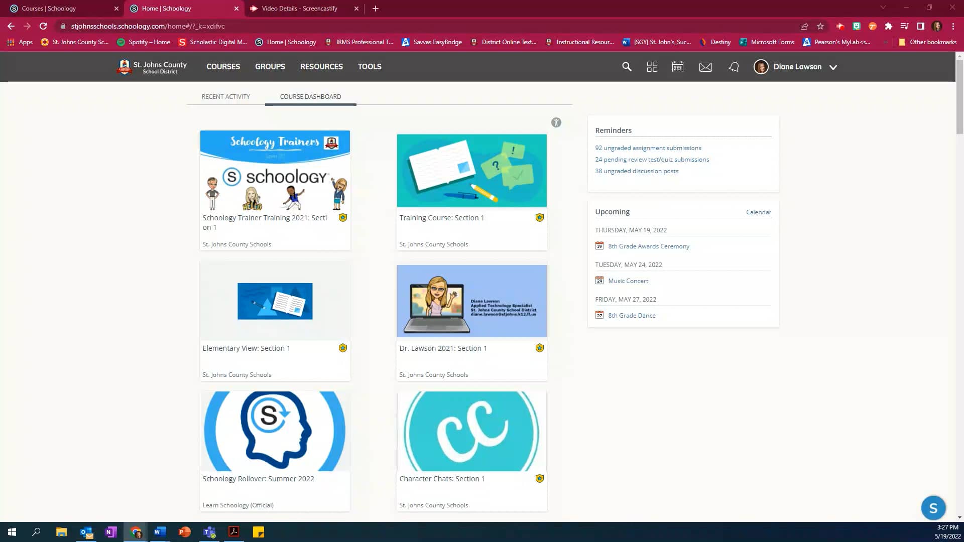 Schoology - How to Create a New Section of a Course on Vimeo