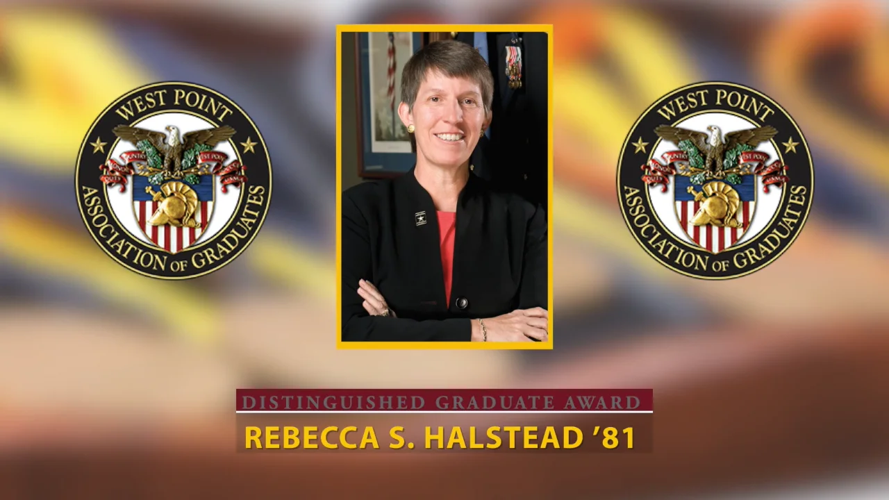 2022 Distinguished Graduate BG (R) Rebecca S. Halstead ’81 on Vimeo