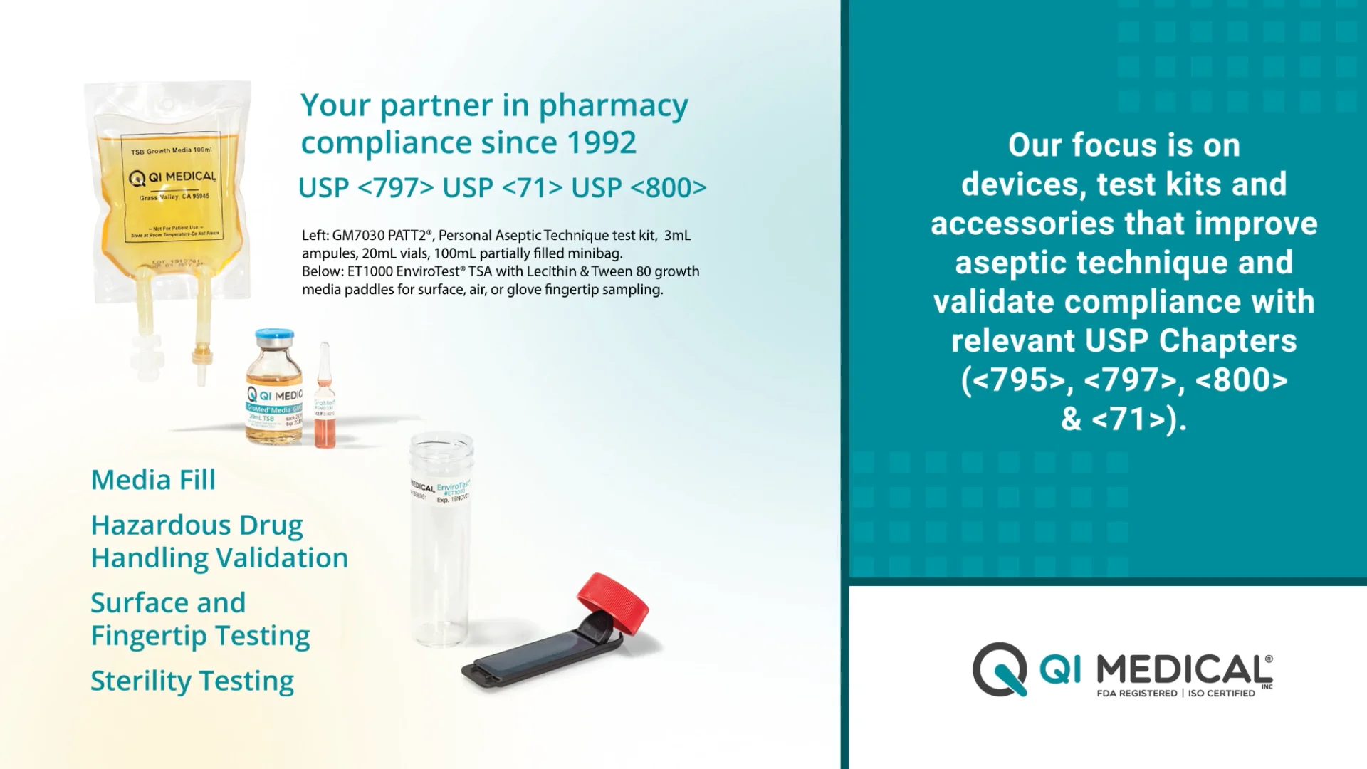 USP 797 & USP 800 Compliance - Q.I. Medical | Your Partner in Pharmacy ...