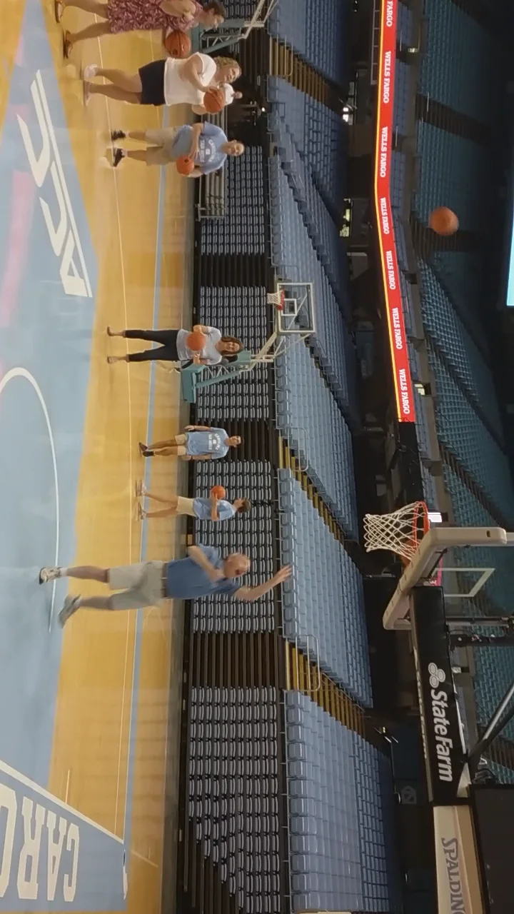 Ken playing basketball at the Dean Dome with Phil Ford on hand (5-19-22 ...