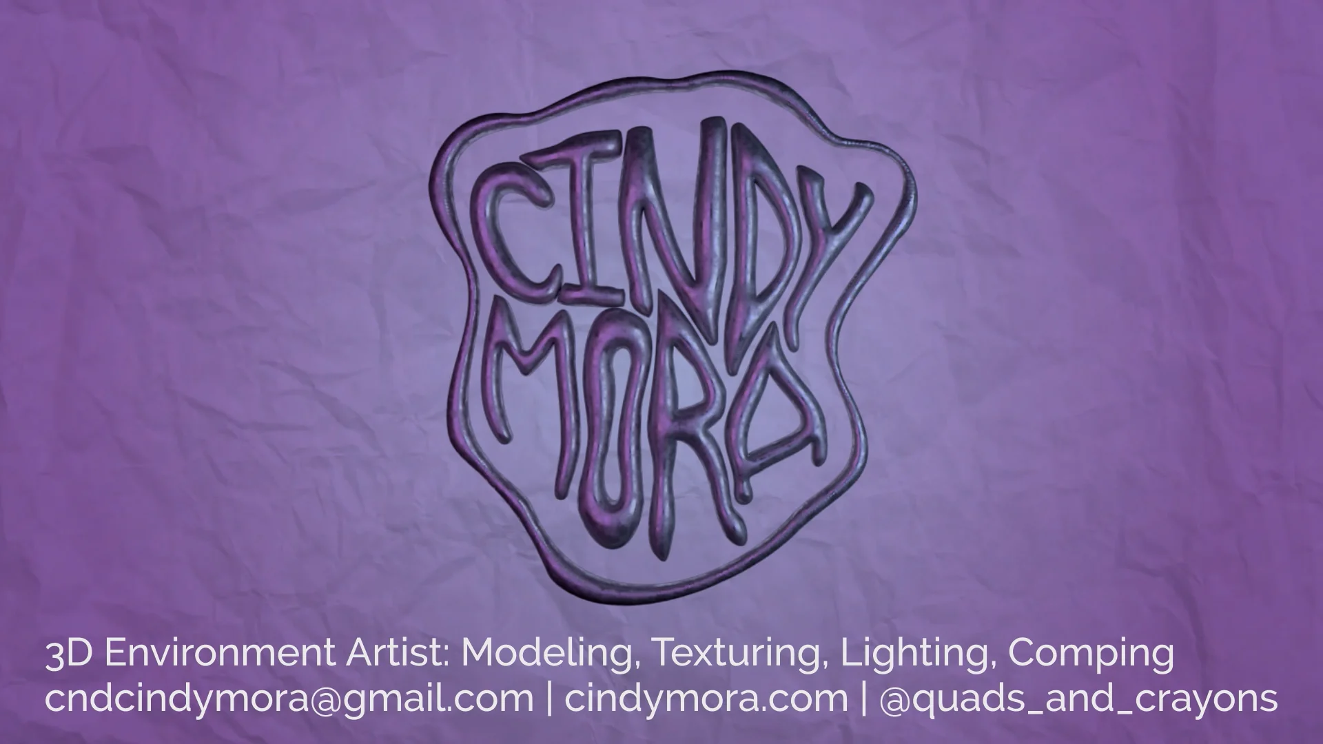 Cindy Mora | Environment Artist | Summer 2022 on Vimeo