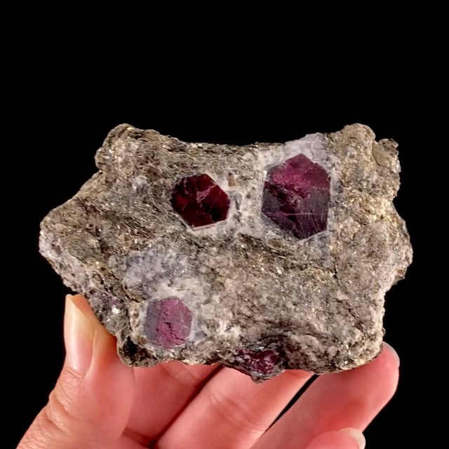 Ruby (rare locality specimen - fine crystals) | Rai-Iz, Tyumenskaya ...